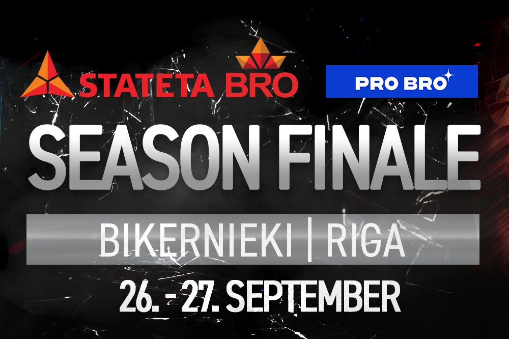 STATETA BRO | PRO BRO SEASON FINALE – 100MIN RACE – SUPERLAPS 5. posms (26. – 27. setpembris ...